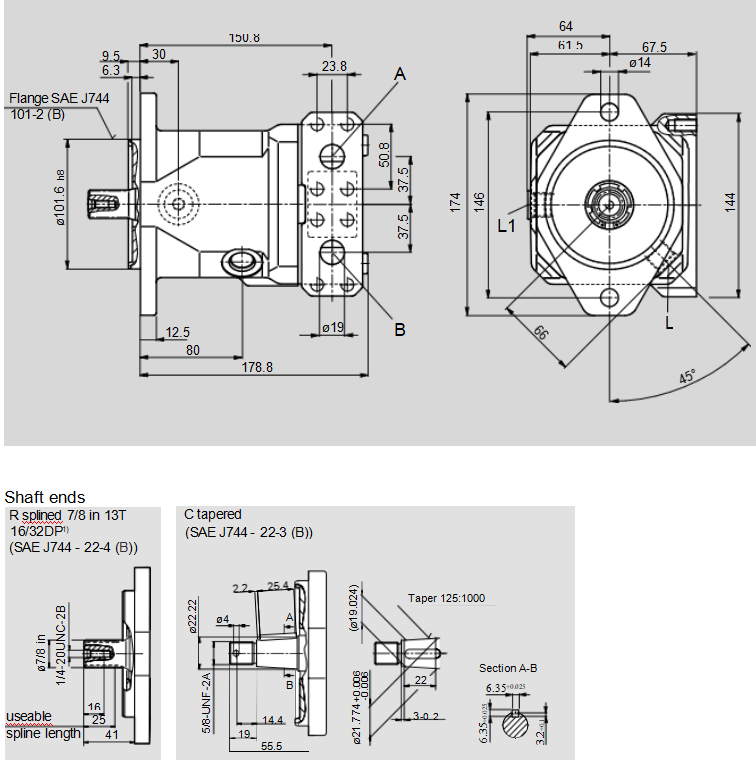 rexroth a10fm fixed displacement hydraulic motor - POOCCA